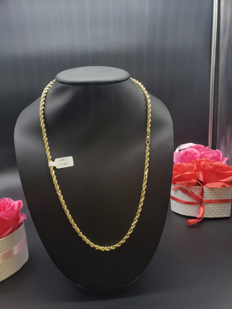 10k rope chain - Tamayo's Jewelry