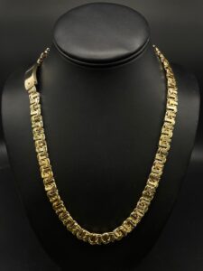10K GOLD CHINO BAR CHAIN #0090 - Tamayo's Jewelry